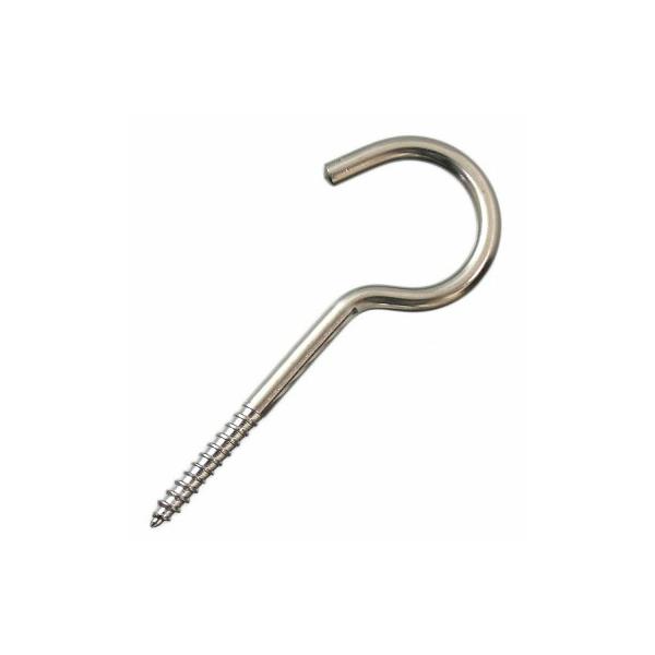 木部の壁などにねじ込み、物を吊るす時に使用する釘です。●物の吊り下げ用金具。●ねじ込むだけの簡単設置です。●耐食性に優れたステンレス製です。仕様・注意事項：●サイズ：14番。●材質：ステンレス。