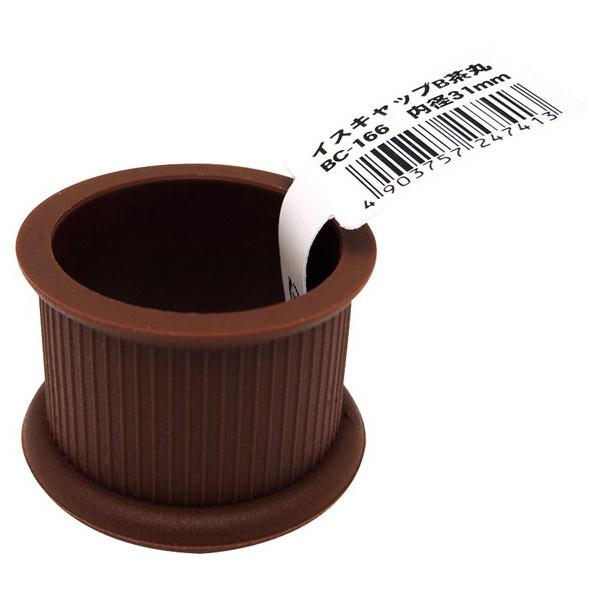 耐摩耗性に優れ変形・風化・色落ちしにくいエラストマー樹脂製です。床面への衝撃をやわらげます。仕様・注意事項【素材】エラストマー樹脂【サイズ】対象脚サイズ(mm)：31【重量】9g【色】茶