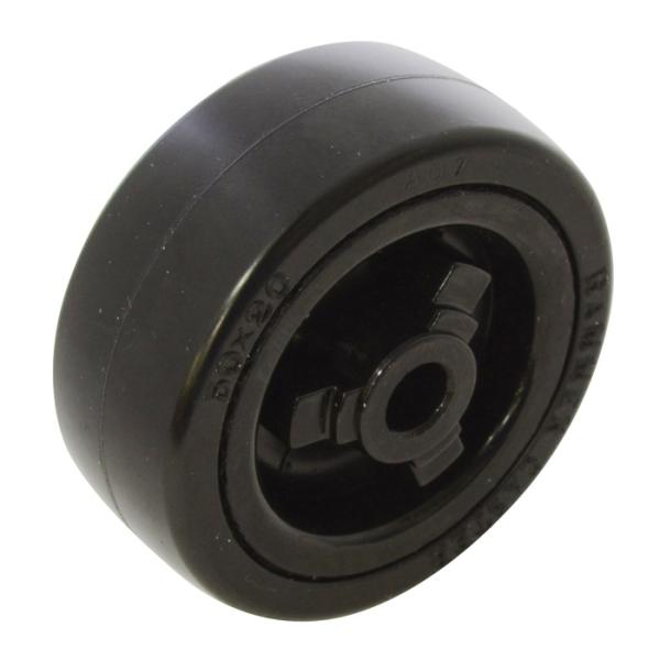 適合キャスターの替え車輪として使用。材質はゴムで、弾性に優れています。車輪径：38mm車輪幅：17mm穴径：6.2mm