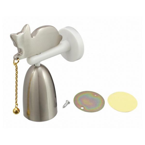 かわいい動物が玄関ドアのアイコンになるチャイムです●ドアにも引戸にもお使いいただけます。取付はマグネットで簡単です。マグネットが効かない扉には両面テープ付き鉄プレートで取付できます仕様・注意事項●材質：動物＆ベル：亜鉛ダイカスト、ベース：Ａ...