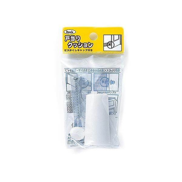 ドアと壁を衝撃から守ります。●扉や壁の保護。●ドアの衝突時の音を軽減し、傷を防止します。●ビス隠し用キャップ付きです。仕様・注意事項●サイズ：直径26mm×50mm●カラー：白●入数：1●材質：エラストマー樹脂。