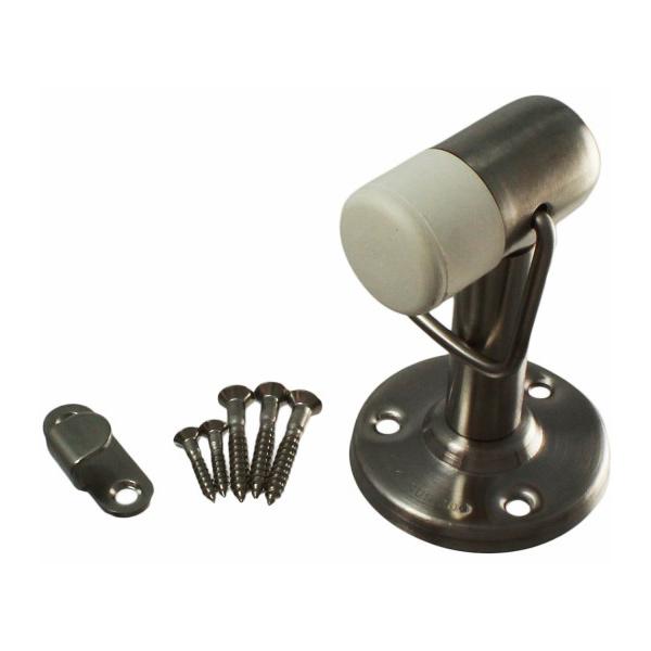 ドアと壁を衝撃から守ります。●扉や壁の保護。●ドアの衝突時の音を軽減し、傷を防止します。●床に取り付けるタイプです。仕様・注意事項：●入数：1。●材質：ステンレス