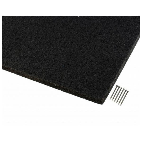 優れた吸音性があり、室内の壁面に使用すると階下への防音や騒音対策にも効果を発揮します。●室内の高音部の反響音を吸収し聞き取りやすい音に！仕様・注意事項●カラー：ブラック●サイズ：400x400x9mm