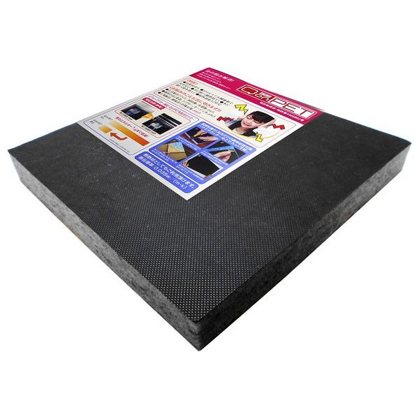 音の悩み解消!　隣に音声が漏れにくい。部屋の反響音が小さくなる。特長:効果長持ち、ポリエステル繊維製で安全安心、火に強い(難燃加工)、水に強い(撥水加工)、裏面粘着付!　貼るだけの簡単防音対策!　ハサミやカッターなどでカット可能断熱材として...