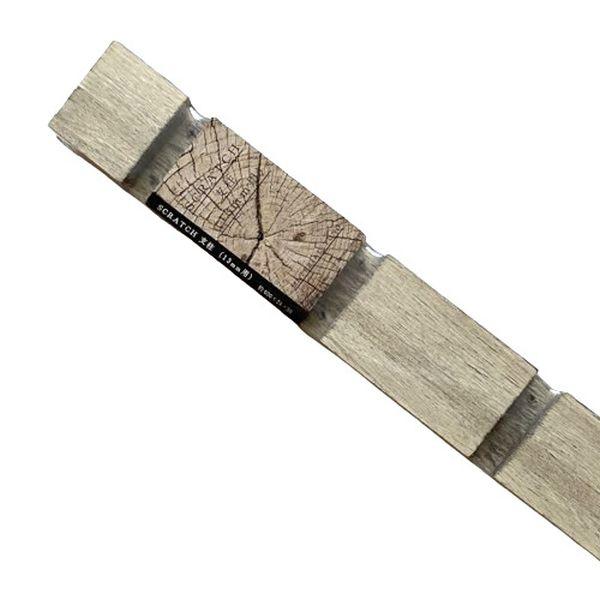 桐集成材に塗装しています。使い古したアンティーク調の風合いに仕上げる事で落ち着いた雰囲気を演出できます。別売りのスクラッチボードと組み合わせる事で簡単にラックの作成が可能です。スクラッチボードと組合せて収納ラックが簡単に作れます。下穴が開い...