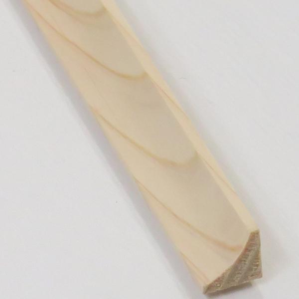 【店舗受取専用商品】※発送不可　※店頭受取時は送料無料国産桧モールディング。　和室造作部材としてはもちろん、塗装によってはモダンな雰囲気にも合わせられます。無地材ですが稀に小さな節がります。天然木のため品質にはバラつきがあります。