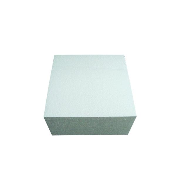 幅広い用途で使用できる発砲スチロール平板にカット仕様・注意事項：スチロールカット平板約200×200×50mm