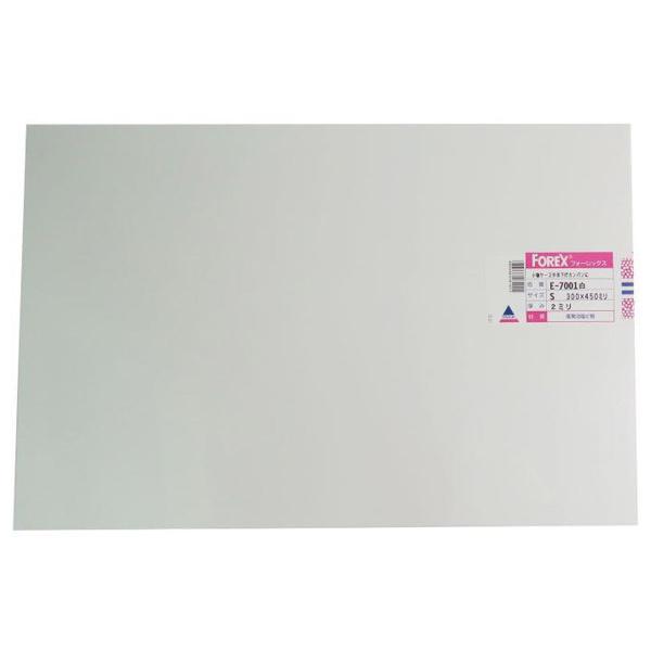エンビを発泡させた商品です。通常のエンビ板に比べ約50％の重量です。特徴●同厚のエンビと比べ約50％の重量です。●クラフトカッターにてカットが可能。仕様・注意事項：素材●低発泡エンビ板(FOREX)規格色調白厚み2mm(許容差±0.2mm)...