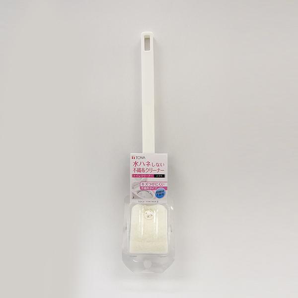 研磨材不使用の、ソフトな不織布クリーナーです。素材：【柄】ポリプロピレン【頭】ナイロン・ポリエステルサイズ：55×52×355mm重量：44g●注意事項・ご使用後はよく洗い、十分に水気を切って乾燥させてください。・アルカリ性・酸性の洗剤は原...