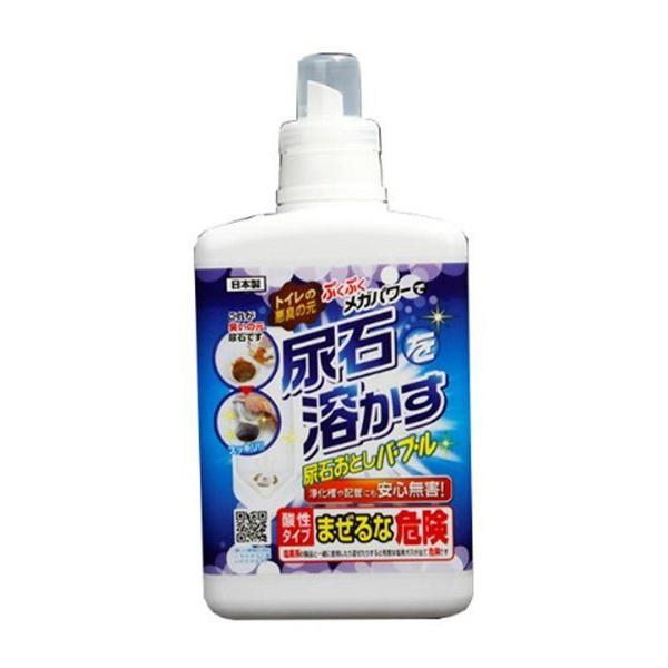 落ちにくい尿石を、液を注ぐだけで簡単に落とします！●有機成分で環境に優しく、尿石が泡状に溶け、刺激臭もありません。●浄化槽や配管にも安心無害です！●小便器の尿石をスッキリおとす。●1l一回使いきりタイプ。