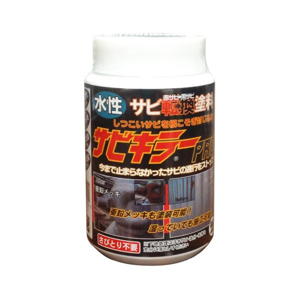 元祖水性サビ転換塗料。サビに直接塗るだけでサビの進行を止めます。（シルバー色）●鉄部全般・車両・船舶・立体駐車場・折半屋根など●亜鉛メッキ・ガルバニウム・アルミ・ザム鋼板など●赤サビを黒サビに転換し、サビの進行を止める水性サビ転換塗料。●塗...