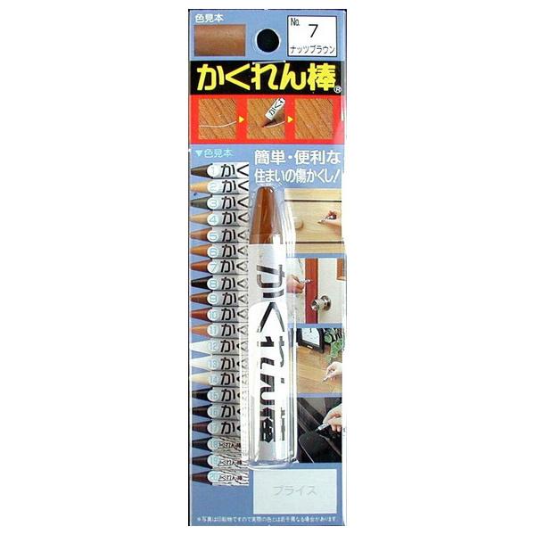 フローリングや木製品の補修に最適！キリキズに直接スり込めるソフトタイプ。●簡単に素早く補修が出来ます。●かくれん棒どうしで調色ができます。●木目書き用や保護液もあります。●施工後の収縮・ひび割れは、ほとんどありません。●施工後のフローリング...