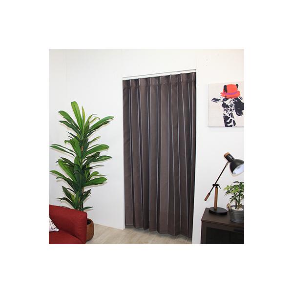 アイデア次第で使い方いろいろ！間仕切りに。簡易カーテンに。目隠しに。●見た目が美しい、形状記憶加工。　●カーテンレールを使用してそのまま取り付け出来ます。　●カーテンレールが無い場所でも、突っ張りポールで取り付け出来ます。　（リングランナー...