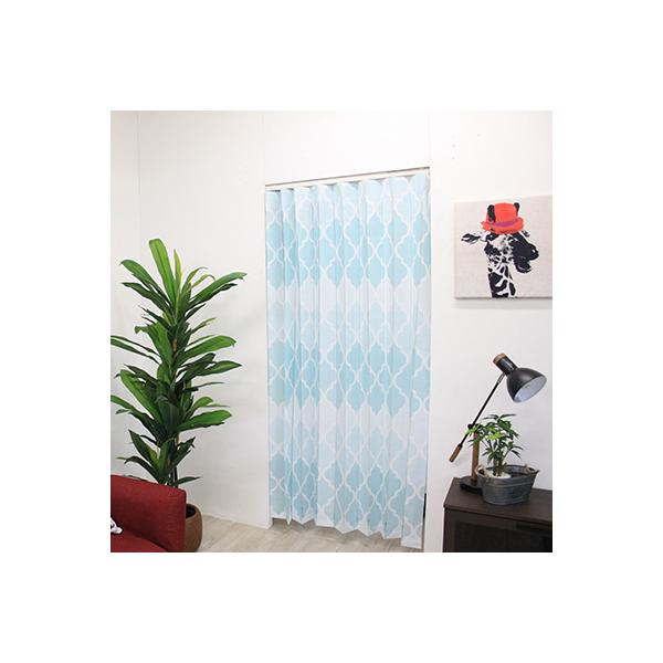 アイデア次第で使い方いろいろ！間仕切りに。簡易カーテンに。目隠しに。●見た目が美しい、形状記憶加工。　●カーテンレールを使用してそのまま取り付け出来ます。　●カーテンレールが無い場所でも、突っ張りポールで取り付け出来ます。　（リングランナー...