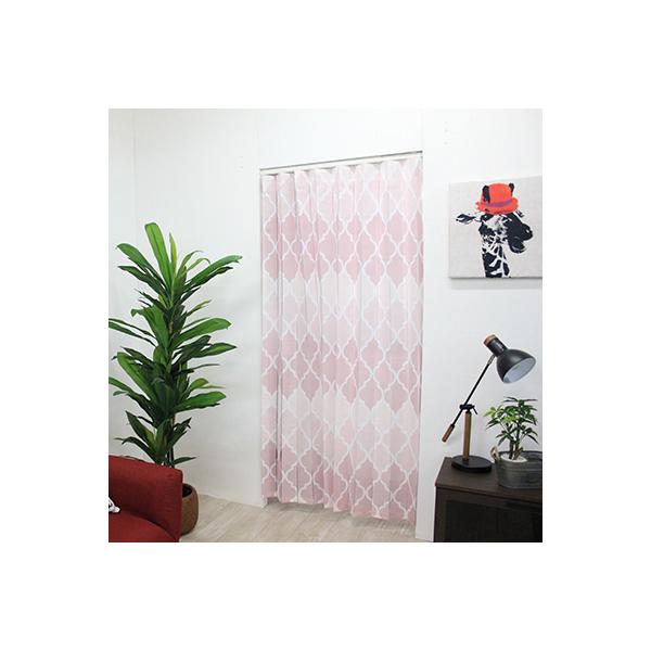 アイデア次第で使い方いろいろ！間仕切りに。簡易カーテンに。目隠しに。●見た目が美しい、形状記憶加工。　●カーテンレールを使用してそのまま取り付け出来ます。　●カーテンレールが無い場所でも、突っ張りポールで取り付け出来ます。　（リングランナー...