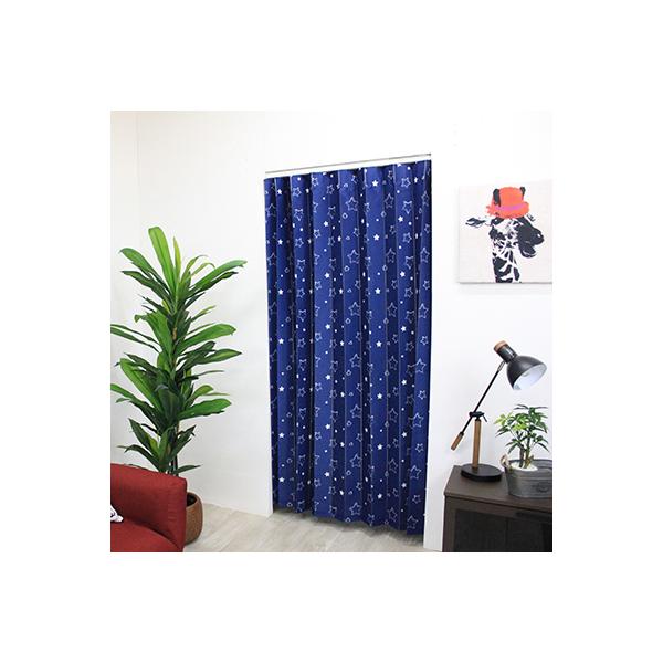 アイデア次第で使い方いろいろ！間仕切りに。簡易カーテンに。目隠しに。●見た目が美しい、形状記憶加工。　●カーテンレールを使用してそのまま取り付け出来ます。　●カーテンレールが無い場所でも、突っ張りポールで取り付け出来ます。　（リングランナー...