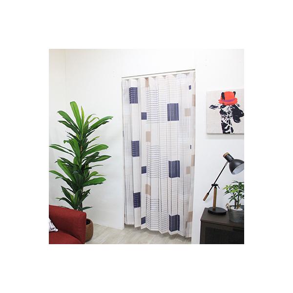 アイデア次第で使い方いろいろ！間仕切りに。簡易カーテンに。目隠しに。●見た目が美しい、形状記憶加工。　●カーテンレールを使用してそのまま取り付け出来ます。　●カーテンレールが無い場所でも、突っ張りポールで取り付け出来ます。　（リングランナー...