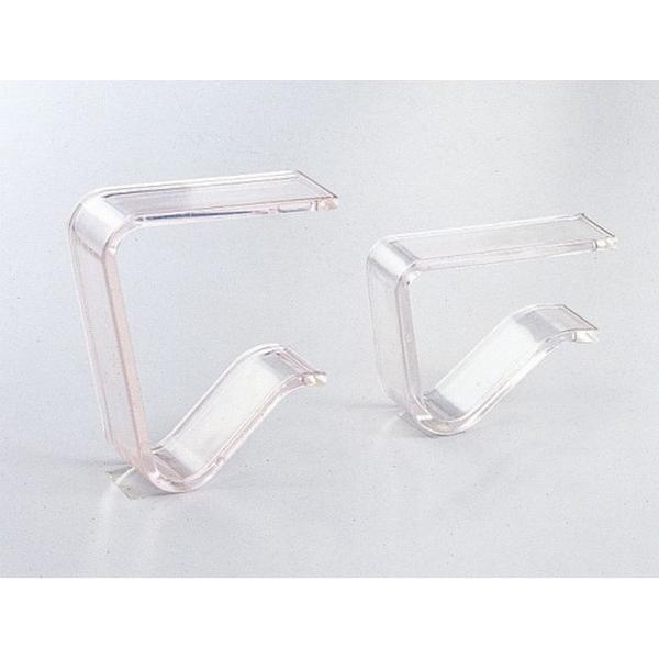 テーブルクロス止め●テーブルクロスがズレるのを防ぎます仕様・注意事項●サイズ　テーブル厚　約20mm〜35mm　迄対応　4個入●品質　ポリカーボネイド