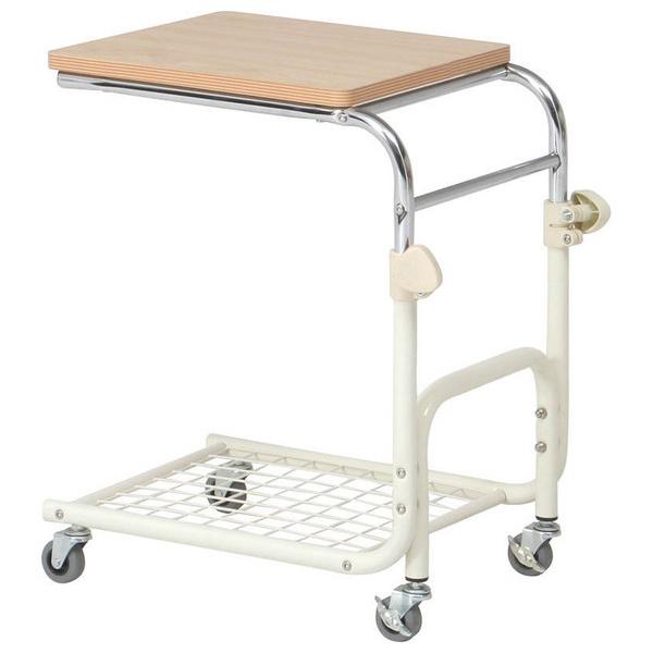 ※店舗在庫数を反映しており、お届けに時間をいただく場合がございますベッドに座ったまま作業ができる便利なベッドテーブルベッドに合わせて高さの調節が可能●介護用のテーブルとしてもご使用いただけます。●キャスター付きで移動もラクに行えます。●高さ...