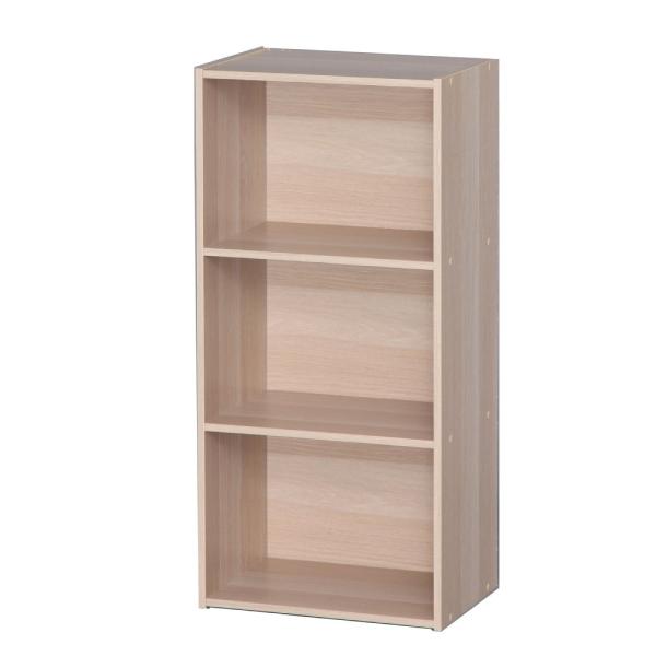 3段タイプのカラーボックスです。 パーティクルボードの1枚板を使用しています。 別売りの棚板、棚受金具やキャスターを利用してオリジナルの収納スペースをつくることができます。 リビングや子供部屋など、様々なお部屋を明るく華やかにコーディネート...