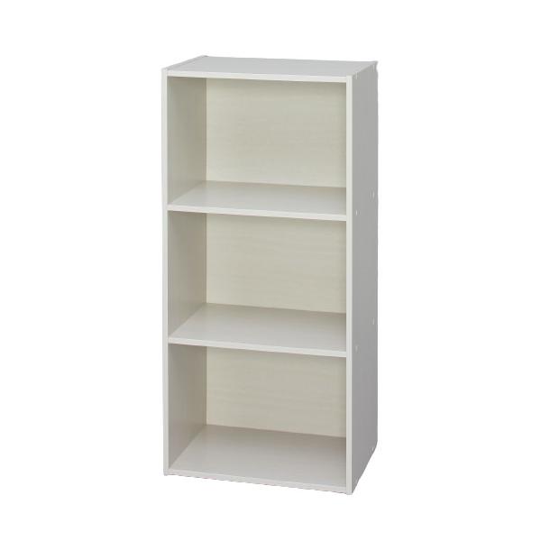 3段タイプのカラーボックスです。 パーティクルボードの1枚板を使用しています。 別売りの棚板、棚受金具やキャスターを利用してオリジナルの収納スペースをつくることができます。 リビングや子供部屋など、様々なお部屋を明るく華やかにコーディネート...