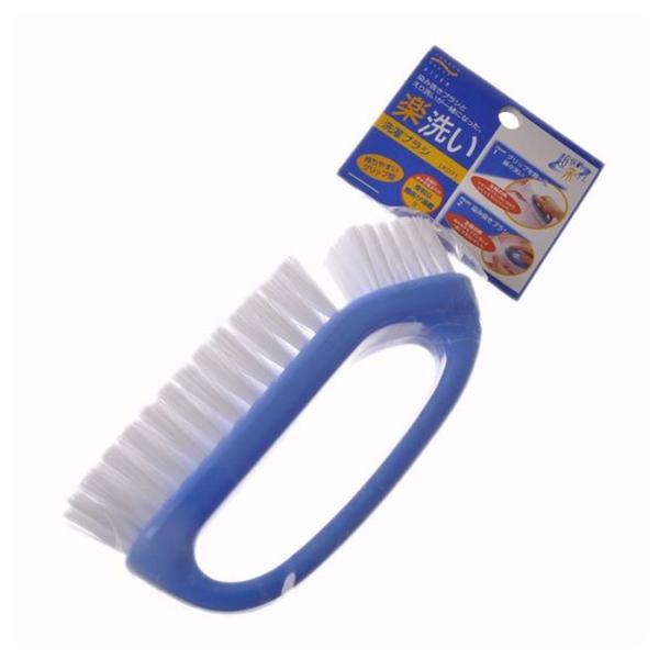 染み抜きブラシと襟洗いが一緒に。持ちやすいグリップ型で、とても使いやすく便利。襟のガンコな汚れはブラシ部分で軽くたたいてください。サイズ(パッケージ)：高さ23.0cm×幅8.0cm×奥行4.0cm材質：【本体】ポリプロピレン【ブラシ】ナイロン