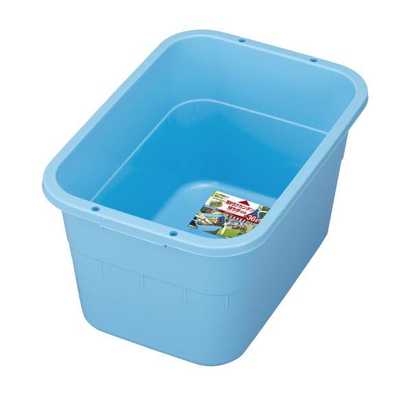 移動に便利な持ちてひも付き。肉厚で丈夫で様々な用途で使える。サイズ：360×520×H285mm