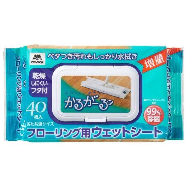 ベタつき汚れもしっかり水拭き。サイズ：約20cm×30cm枚数：40枚材質：シート/レーヨン・ポリエステル、液剤/エタノール・塩化ベンザルコニウム・パラベン・香料