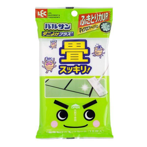 汚れ落とし+ダニよけW効果。超極細繊維(マイクロファイバー)配合特殊シート。シートの隙間に汚れをかき取って逃がしません。