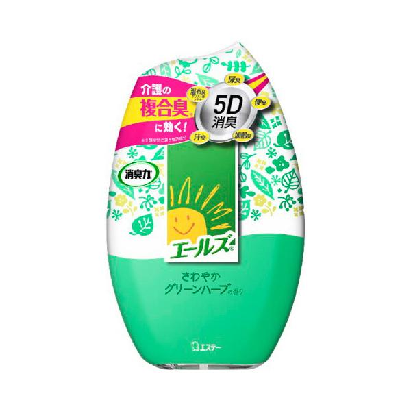 「５Ｄ消臭」が介護空間の複合臭※1に効く！「５Ｄ消臭」処方※2で介護空間をさわやかにします。ナノパウダー※４配合で、すばやく強力に空間を消臭。