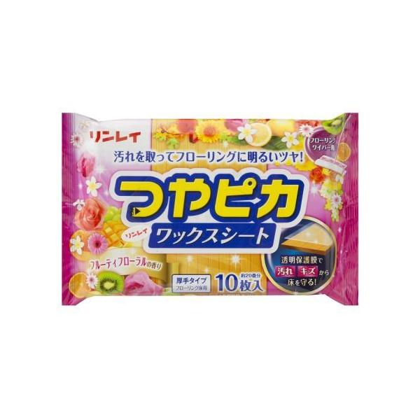 汚れを取りながらツヤがでる簡単なシートタイプワックス。［用途］フローリング床(樹脂塗装された木製の床)　［使えない床］ビニール製の床、油加工された床(オイルステイン、ロウ仕上げ等)、油性ワックス等を使用した床、塗装されていない床(白木床等)...