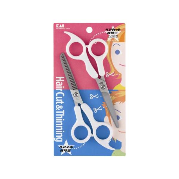 貝印 KQサンパツ 散髪ハサミセット 000KQ2008 （コンパクト便可