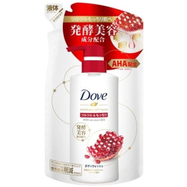 発酵美容成分配合(保湿成分)の贅沢うるおいケアボディウォッシュです。さらに肌タイプに合わせた成分配合でツヤ・ハリ肌へ導きます。上質な泡で、洗いあがりうるおってツヤと透明感のある肌へ。発酵感のある甘ずっぱいザクロの香り。