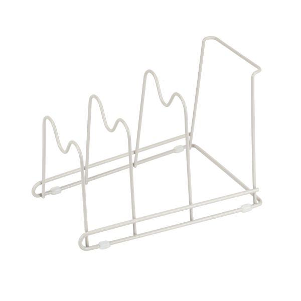 収納スペースの広さや形に合わせて選べる積み重ね棚