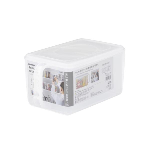 取り出し簡単、取っ手付きストッカー。フタ付きだから虫の侵入やほこりを防ぎ食品も清潔・安心収納。