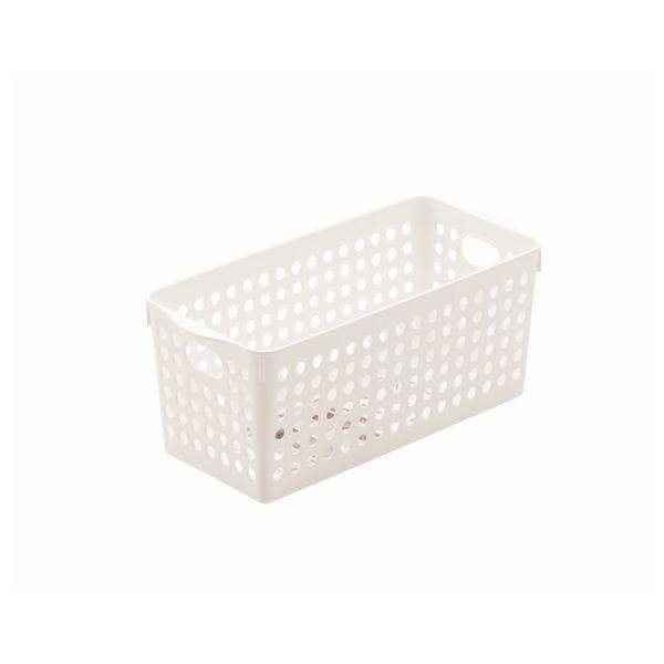 効率的な食品収納力とデザインが自慢のバスケット。お部屋の小物類はカラフルバスケットで分類収納。