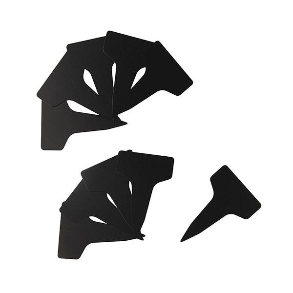 園芸用ラベル。花の名前・種まき時期等の記入に最適です。おしゃれな黒色ラベルで植物の雰囲気を変えることができます。