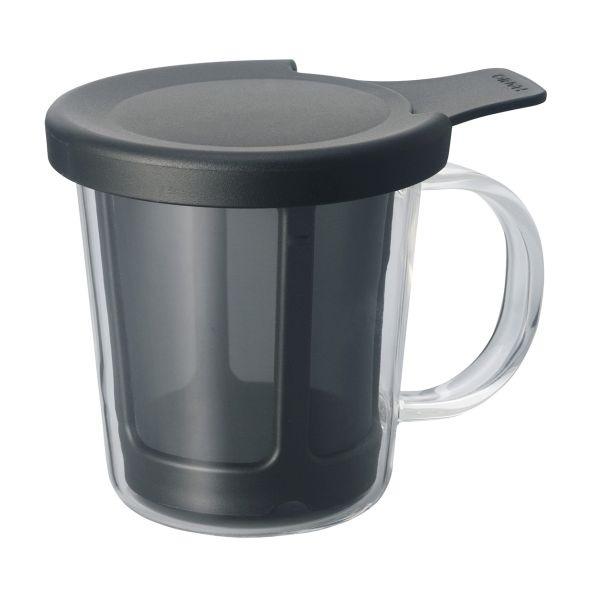 コーヒー粉とお湯があればそれだけで美味しい1杯のレギュラーコーヒーを作ることができます。美味しさを実現するこだわりのメッシュフィルターは繰り返し使っても汚れの目立ちにくいブラックカラーです。