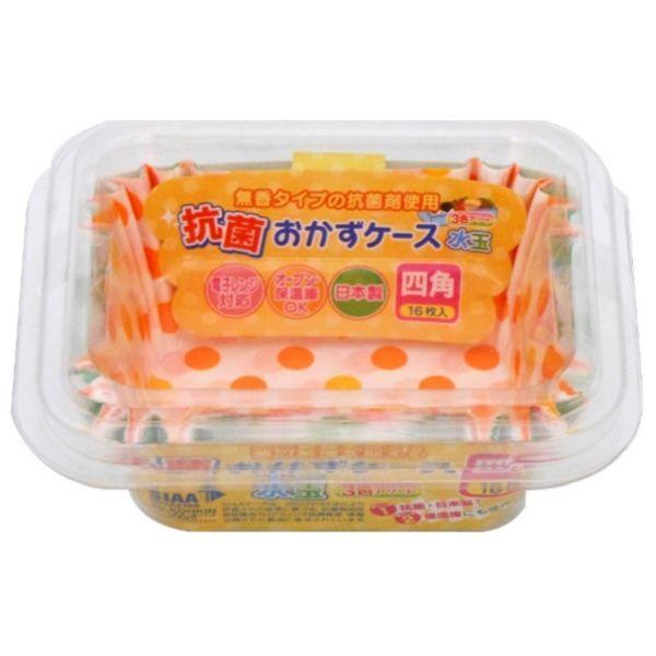 ●無香タイプの抗菌剤使用●電子レンジ対応●オーブン・保温庫OK●日本製サイズ(約)：幅9.5×奥行7.8×高さ3.7cm入数：16枚入