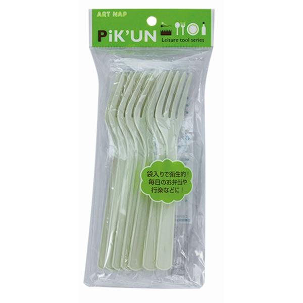 個包装で衛生的な袋入りフォーク。お弁当や行楽などに！10本入り