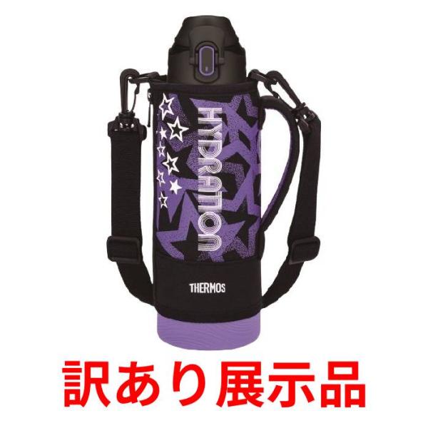 こちらの商品は訳あり店頭展示商品です。必ず下記赤枠の「【訳あり商品】購入前に必ずご確認ください」の内容をお読みいただき、ご承知ください。カラー：ブラックパープル容量：1.0L保冷効力(6時間)：9℃以下口径(約)：4.5cmサイズ(約)：8...