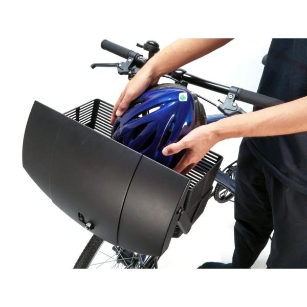 カラー：ブラック 付属品：リング錠付属(フタと同一キー使用)、キー2本付属 寸法：幅(約):40cm、高さ(約):15cm、奥行(約):上部最大24cm 上部最小19cm/下部最大16cm 下部最小12cm