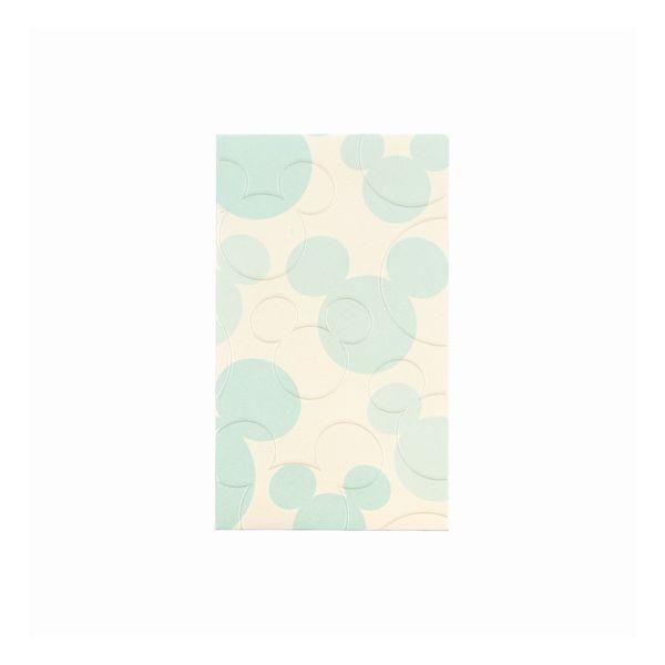 よりおしゃれでスタイリッシュなディズニーキャラクターシリーズのぽち袋です。淡い色のミッキーとパール箔押しされたシルエットが重なり合い、立体感あるデザインです。モダンな和菓子のパッケージを想わせる様な柔らかい印象に仕上ました。サイズ：６５×１...