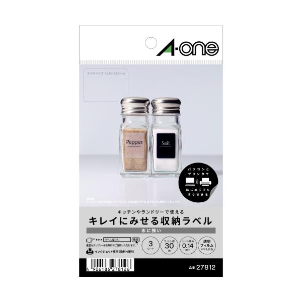 いろいろなプリンタで印刷できるラベルシールです。宛名用や表示用のラベルが手軽にキレイに作れます。高品質の素材を使用しているため、印刷適性に優れています。マット紙。ホワイト。収納表示用。商品サイズ：ハガキサイズ 仕様：10面3シート(30片)