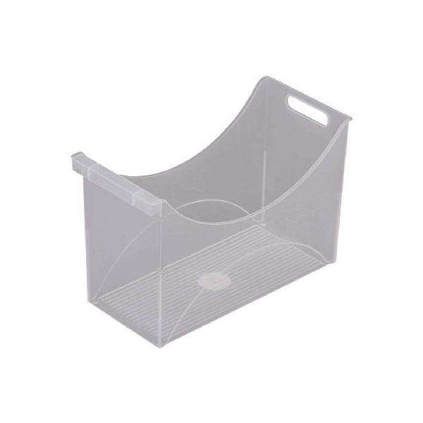 デスクの引出し内やキャビネット内の書類の整理に便利なA４サイズワイドタイプのファイル収納ボックスです。底面を山切形状にすることでファイルや書類が溝に入り、倒れにくくなります。縦置き可能、また2箇所のインデックススペースで認知がしやすくなりま...