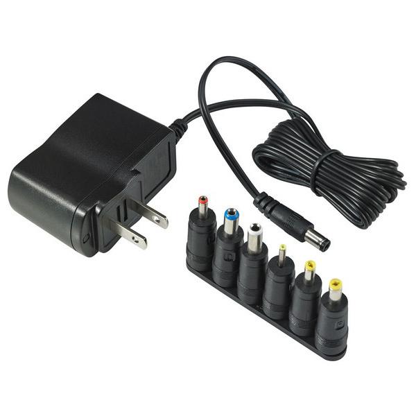 AV周辺機器用品●家庭用コンセント（AC100V）をDC4.5Vの電圧に変換●高容量1000mA、6種類の変換プラグ付で様々な機器に対応●安定化回路内蔵で、電圧変動が少なく機器にやさしい●スイッチング式仕様・注意事項■定格入力：AC100V...