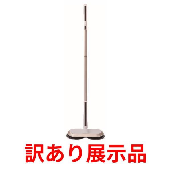 こちらの商品は訳あり店頭展示商品です。必ず下記赤枠の「【訳あり商品】購入前に必ずご確認ください」の内容をお読みいただき、ご承知ください。2つの特殊繊維のモップパットが、1分間に約130回転。辛い雑巾がけが今よりもっと楽に。サイズ：290×1...