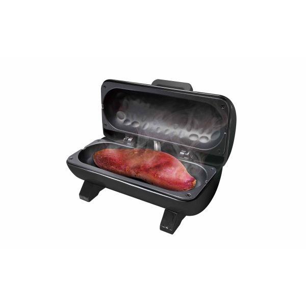 ●本体色：ブラック●完成まで約30分、短時間で本格焼き芋●低価格●焼きとうもろこしも作れる●レシピブック入り