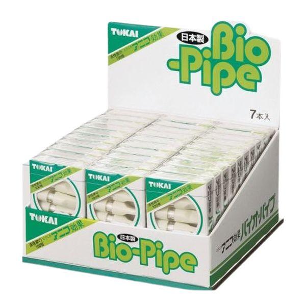 バイオパワーで、タールをカット。１箱７本入。バイオパイプのフィルターは脱臭力が活性炭の１００倍の脱臭剤「エフニカアニコ」を含有しています。タールはもちろん悪臭成分も取り除き、タバコの旨みと良い香りだけを味わえます。日本製です。仕様・注意事項...
