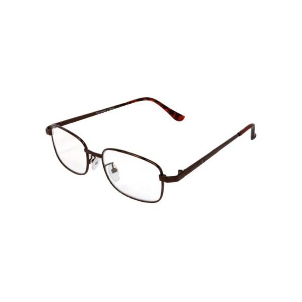 スタンダード型のメタルフレーム老眼鏡。●+2.00度数対応仕様・注意事項：●フロントH38mmW142mm●テンプルD135mm●ブリッジW15mm